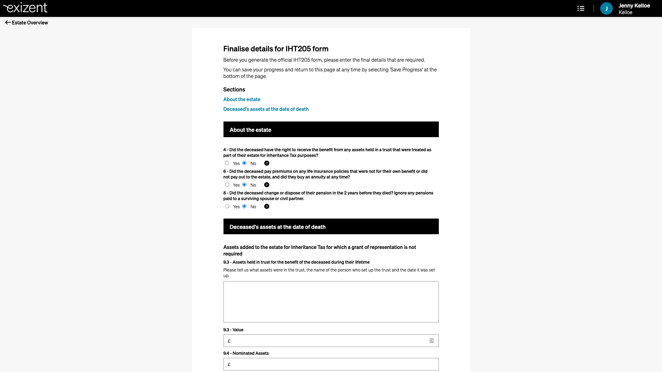 Exizent New Features Update